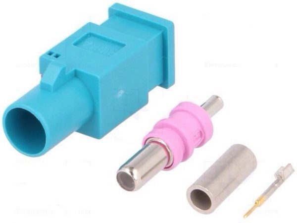 Male Fakra radio stereo aerial Antenna connector adaptor Repair End ...