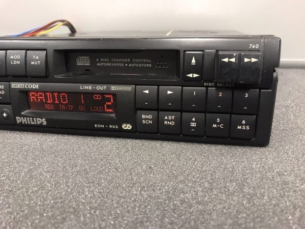 Old Classic Philips 90s Pull Out Radio Stereo Cassette Player Model ...