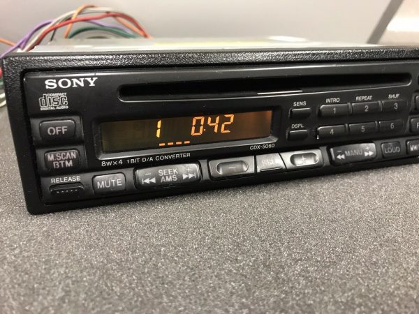 Old Sony Car Radio Stereo Cd Player Model Cdx-5060 Retro 90s Vintage ...