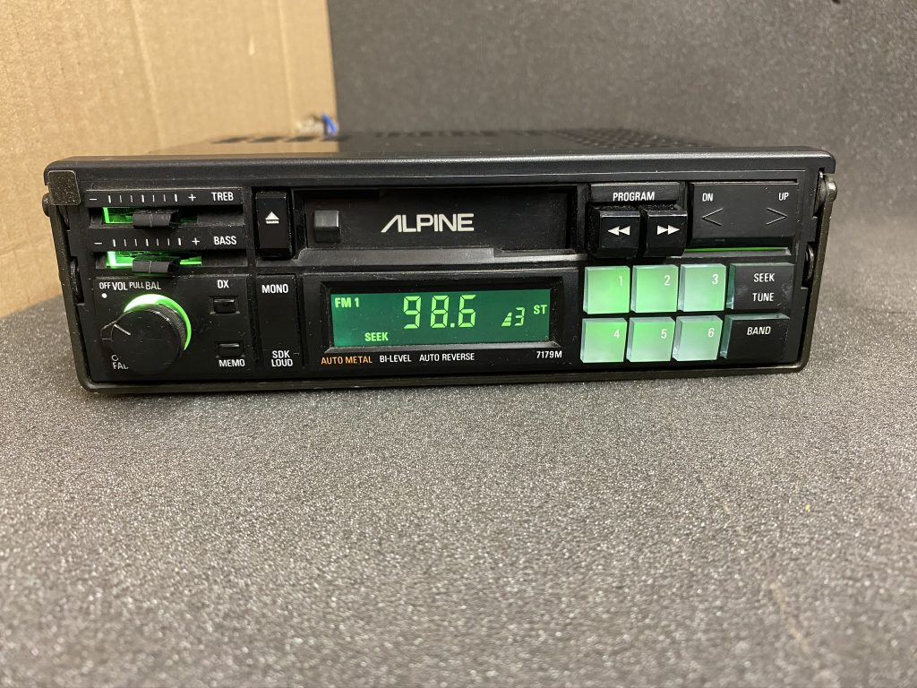 Alpine 7179m old Classic pull out radio cassette player | JT Audio