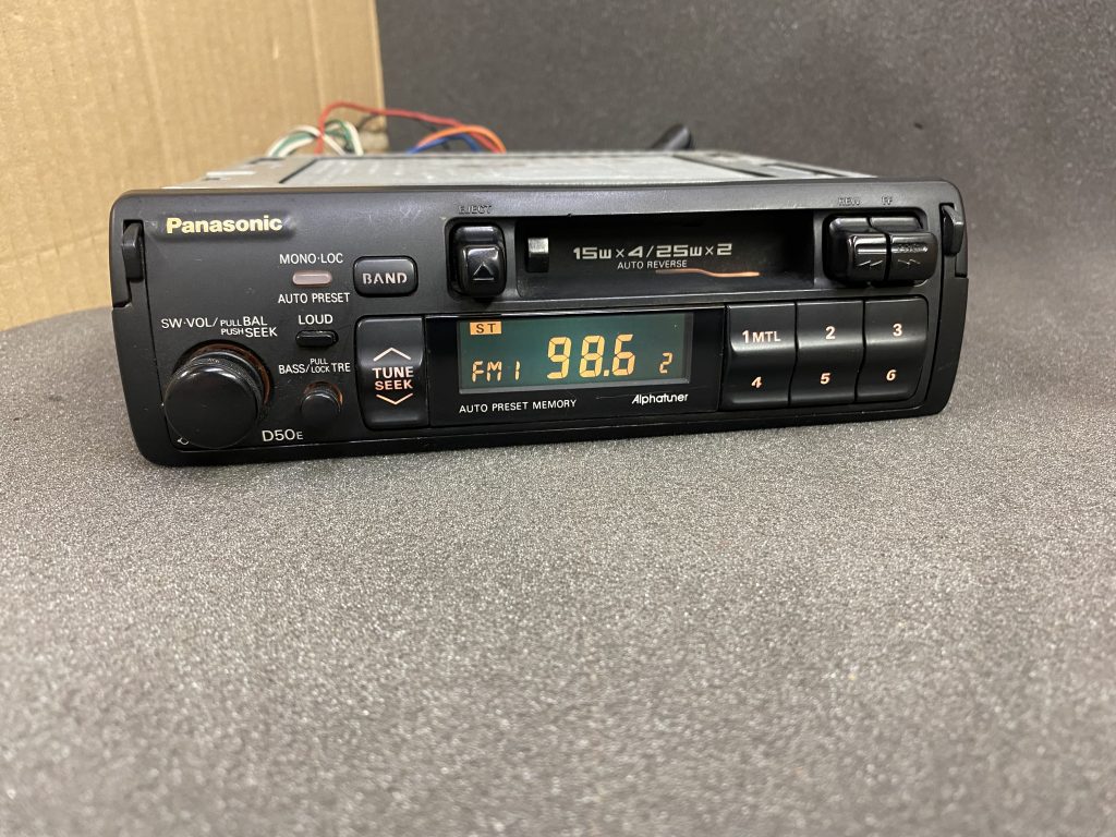 Old Classic Panasonic D50e Pull Out Car Radio Cassette Player Old Vw ...