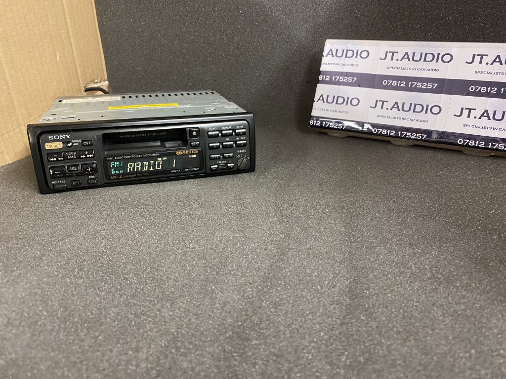 Old Classic 90's Sony Car Radio Cassette Player + Cd Changer Control Xr ...