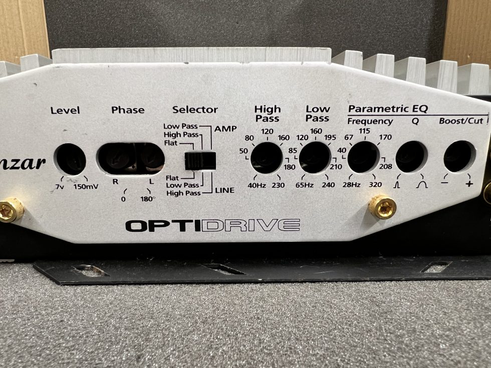 Lanzar Optidrive 200.2 amplifier 2 channel retro amp - JT Audio