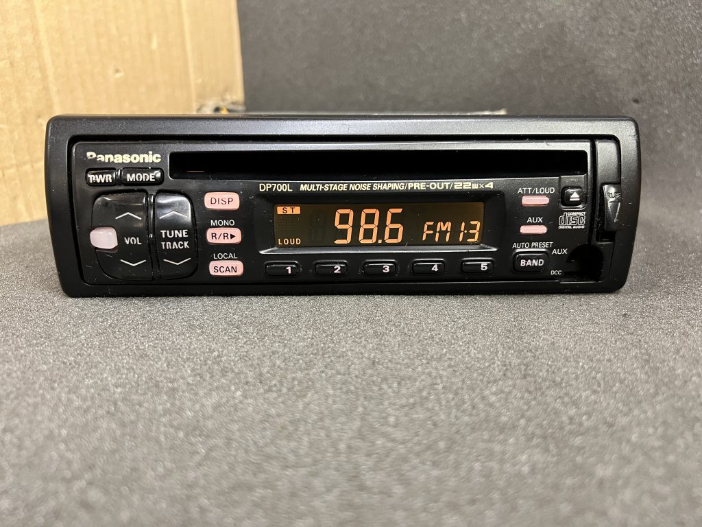 Old Classic Panasonic Car Radio Stereo Cd Aux In Player Model Dp700L ...