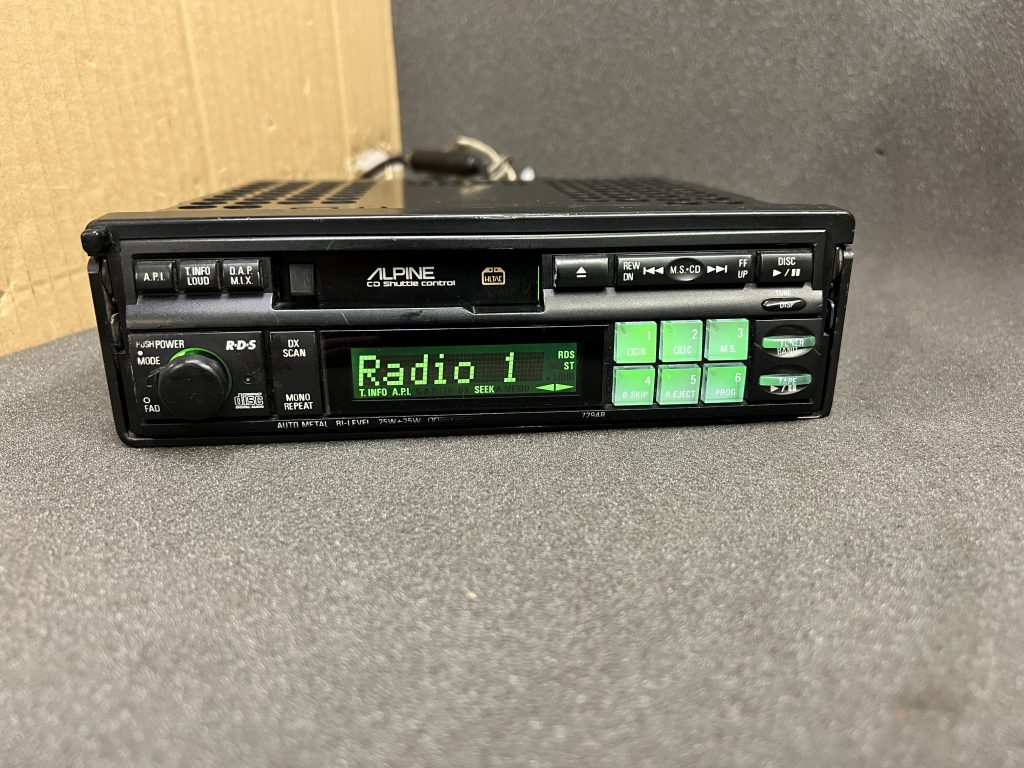 Alpine 7294r old Classic pull out radio cassette player - JT Audio