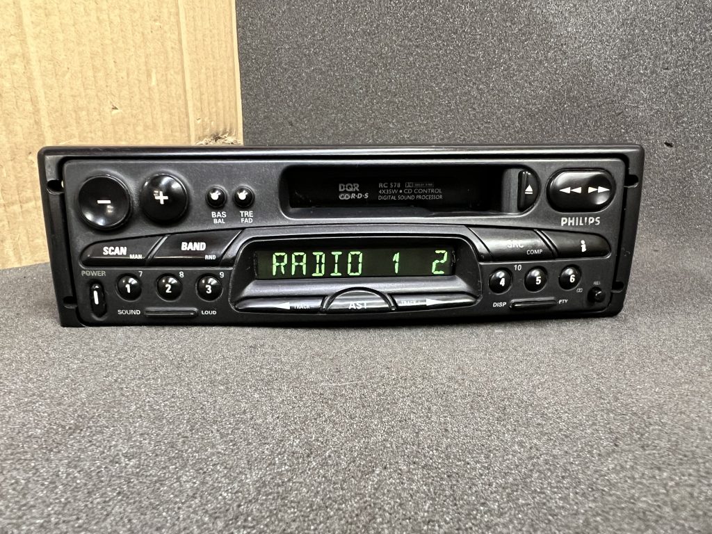 Old Classic Philips Rc578 Car Radio Stereo Cassette Player Cd Changer ...