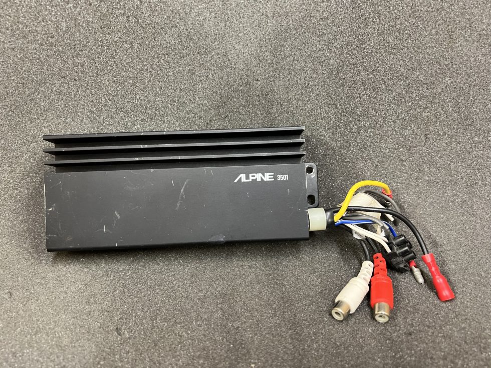 Alpine 3501 Old Classic Vintage Car Add On Amp Amplifier 2 Channel - JT ...
