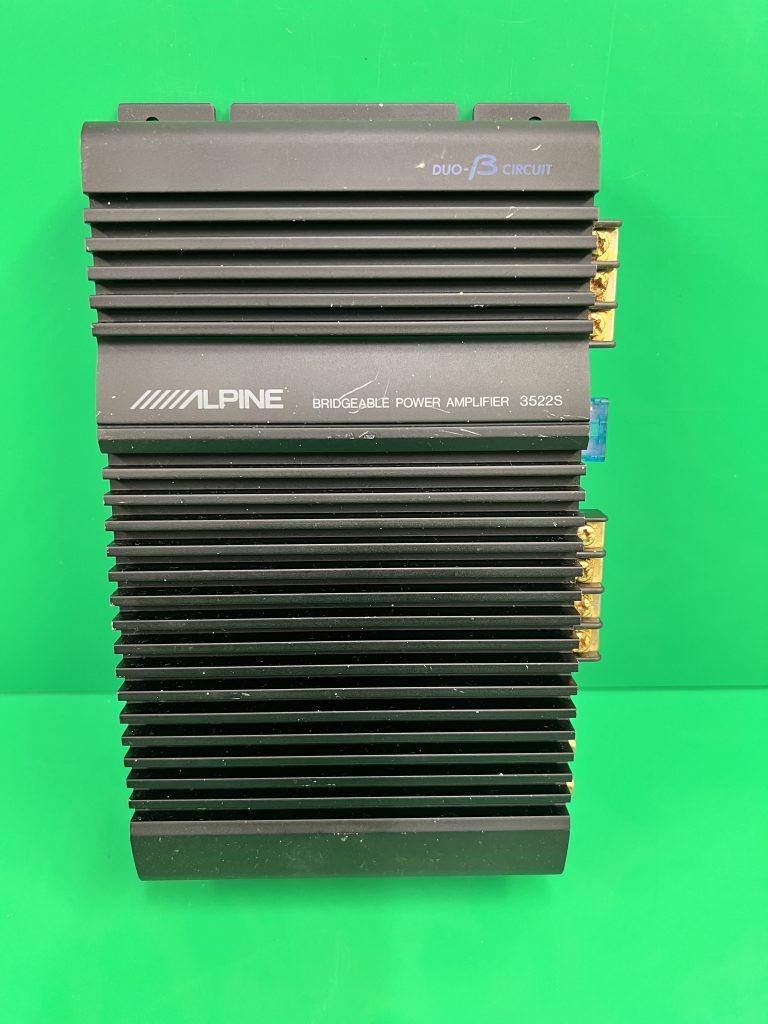 Alpine 3522s Old Classic Vintage Car Add On Amp Amplifier 2 Channel ...