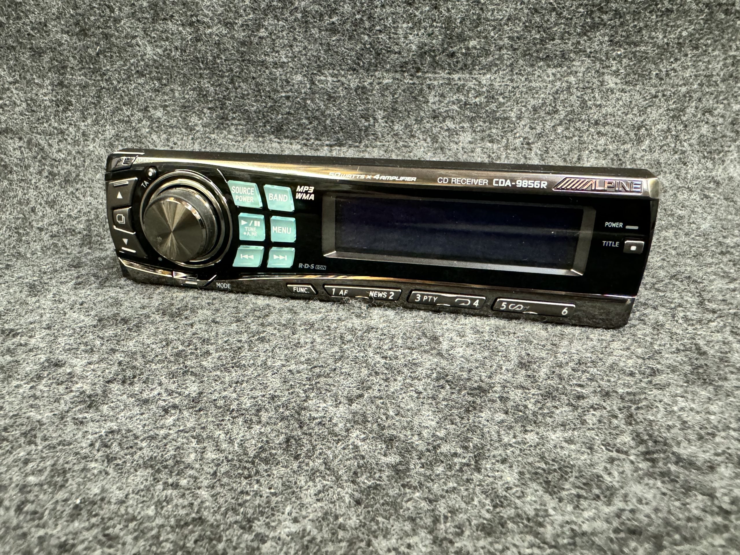 Alpine Cda-9856r complete face front panel only - JT Audio