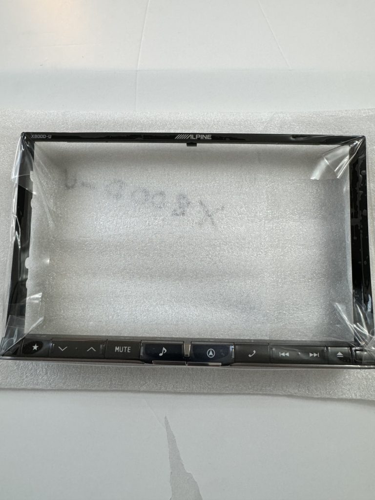 Alpine X800D-U Front Face Panel Nose Piece Outer Panel Only - JT Audio