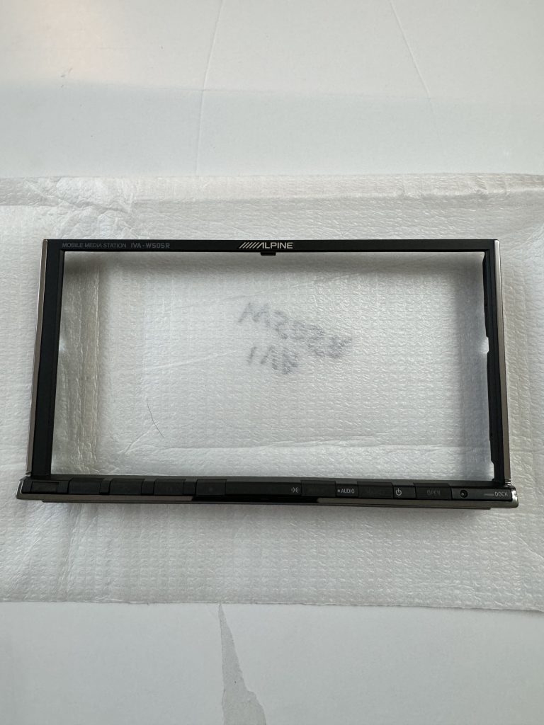 Alpine Iva-W505r Front Face Panel Nose Piece Outer Panel Only - JT Audio