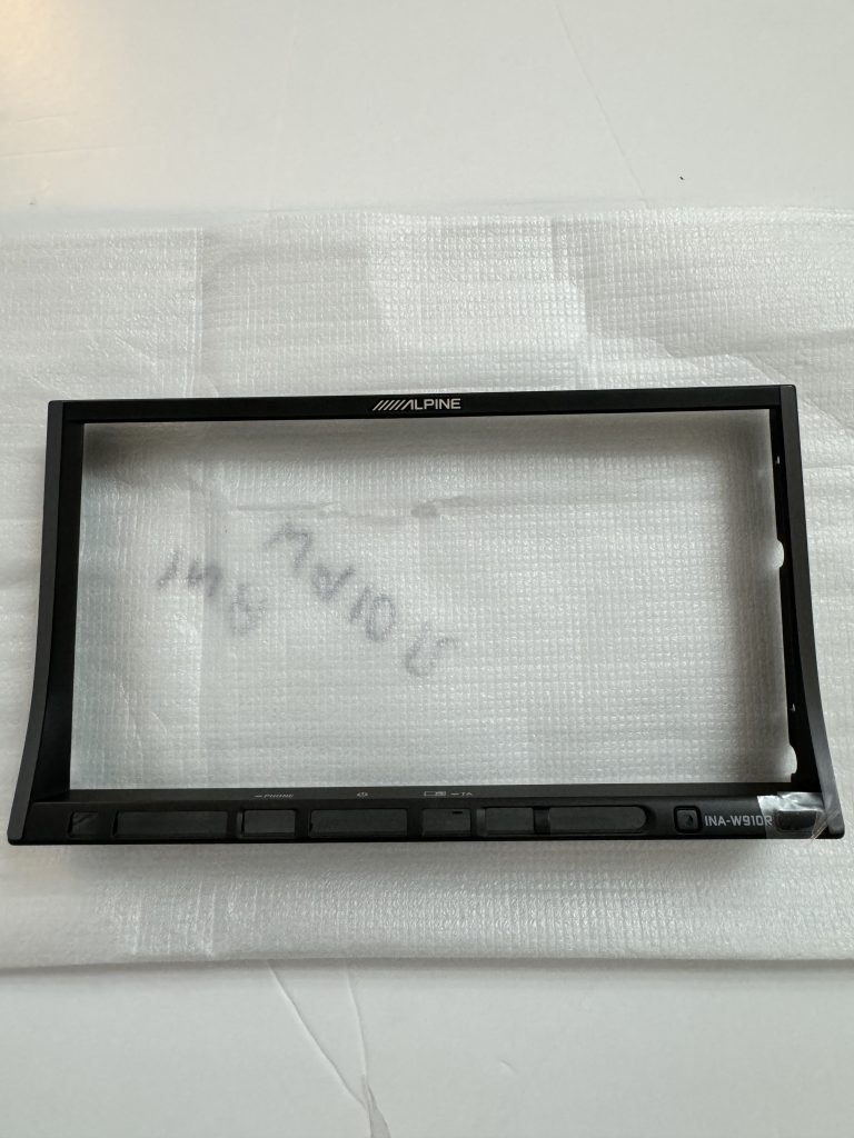 Alpine Ina-W910r Front Face Panel Nose Piece Outer Panel Only - JT Audio