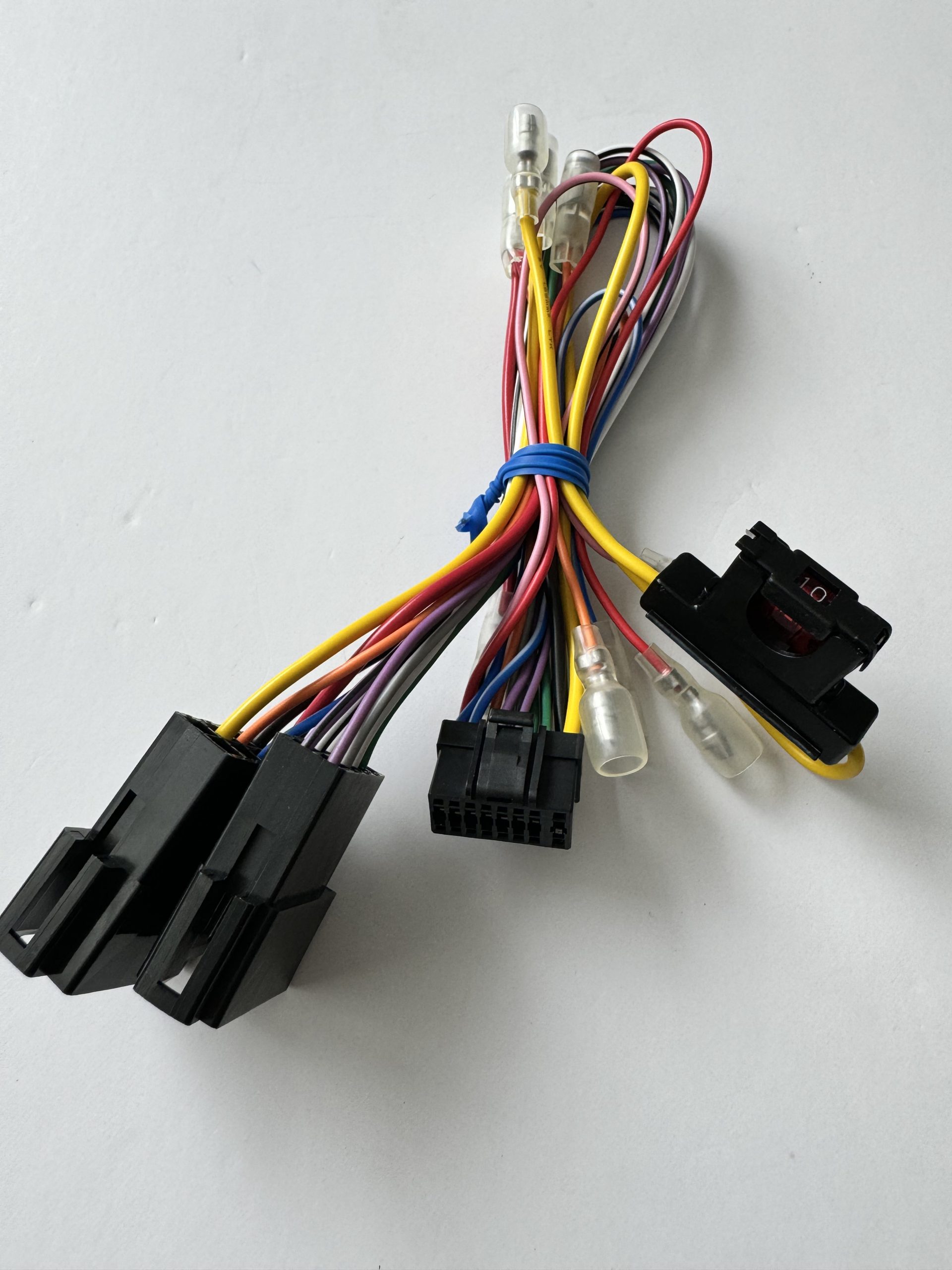 Alpine Genuine Black 16 Pin Wiring Harness Loom Wire Iso with Fuse link ...