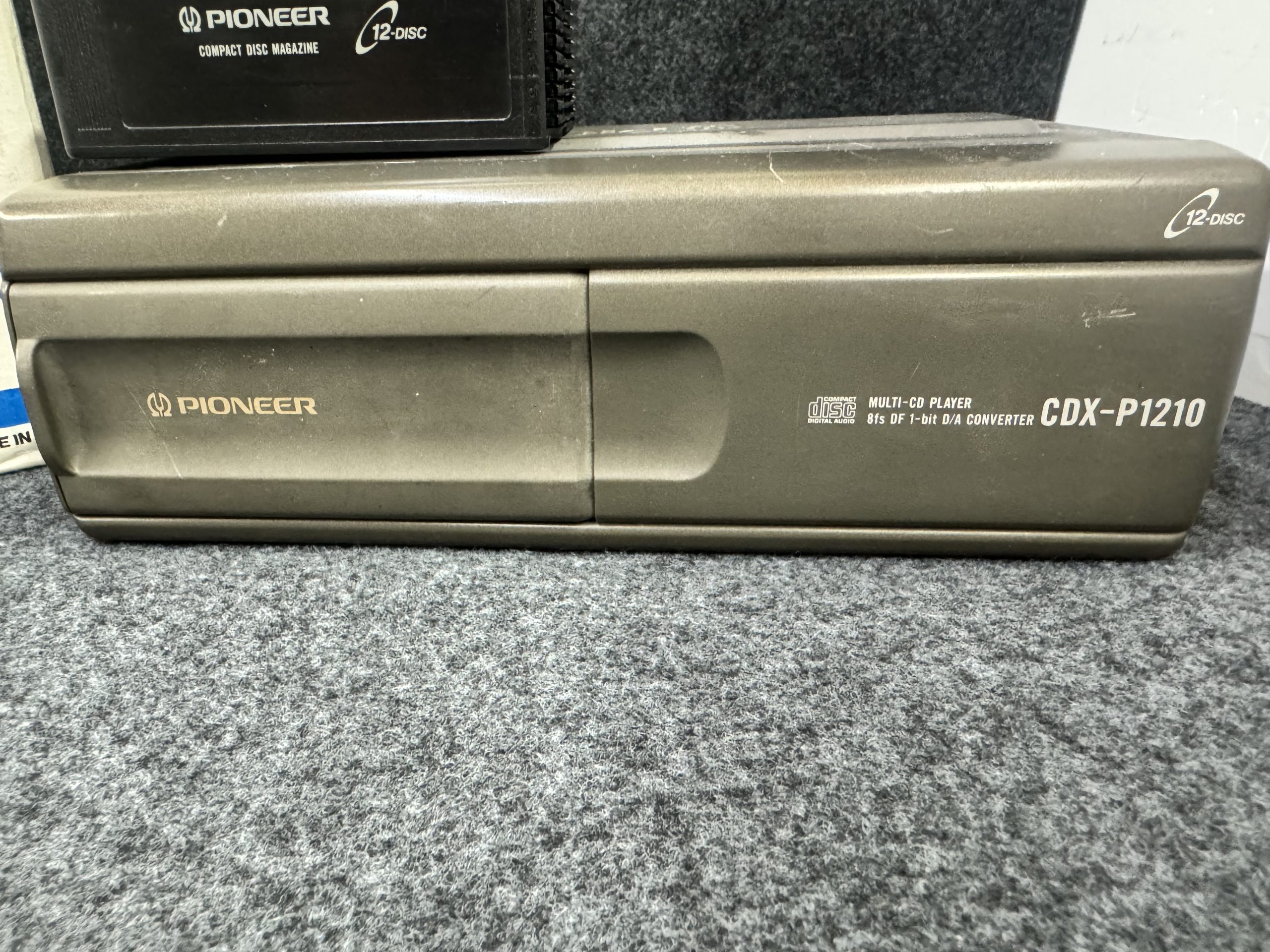 Pioneer Cdx-P1210 old school 12 disc Cd changer - JT Audio