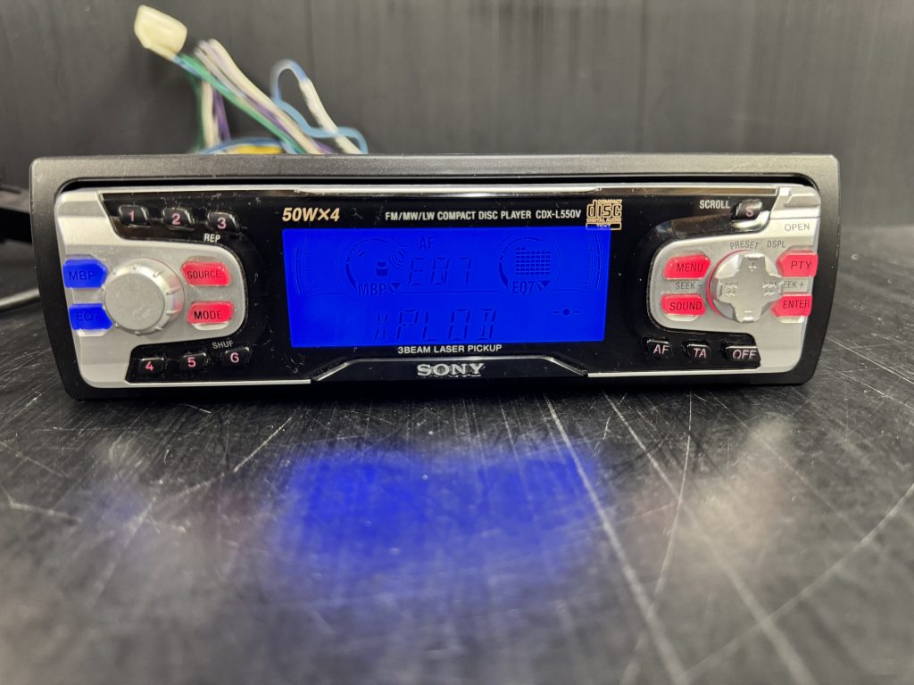 Sony Cdx-L550v Car Radio Stereo Cd Player Vw BMW blue display version ...
