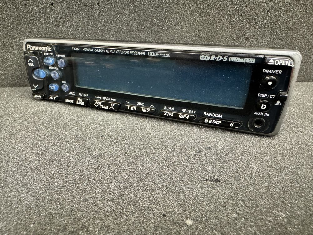Panasonic Fx45 car Radio Stereo Cd Face Front Panel - JT Audio