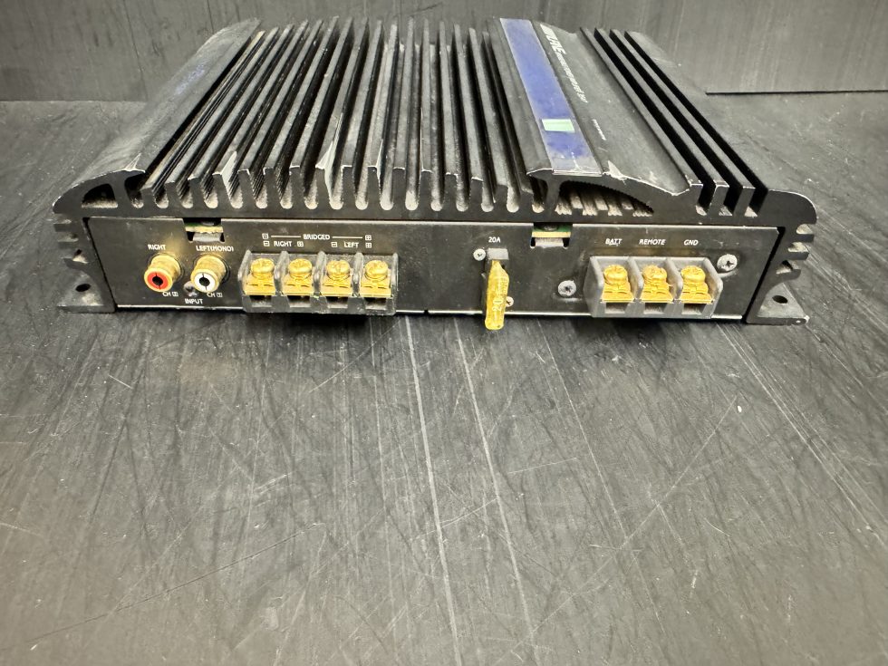 Alpine 3547 Old Classic Vintage Car Add On Amp Amplifier 2 Channel - JT ...