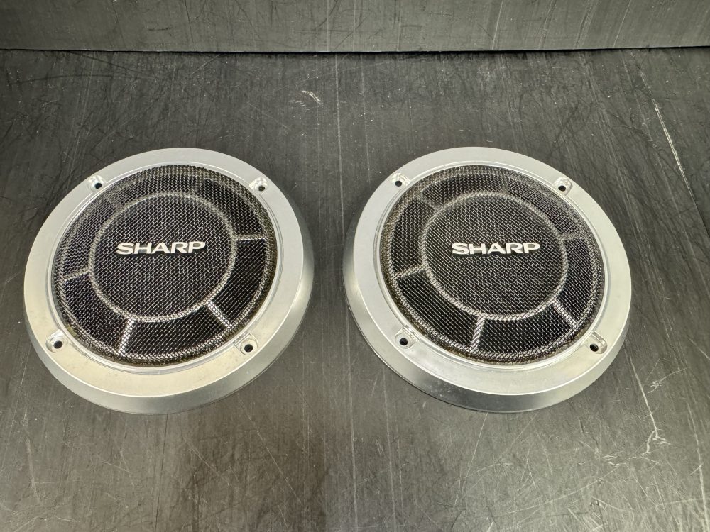 Sharp old classic Car Radio Stereo Outer speaker Covers Only - JT Audio