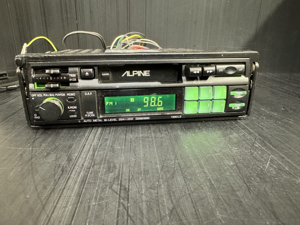 Alpine 7290LS old Classic pull out radio cassette player - JT Audio