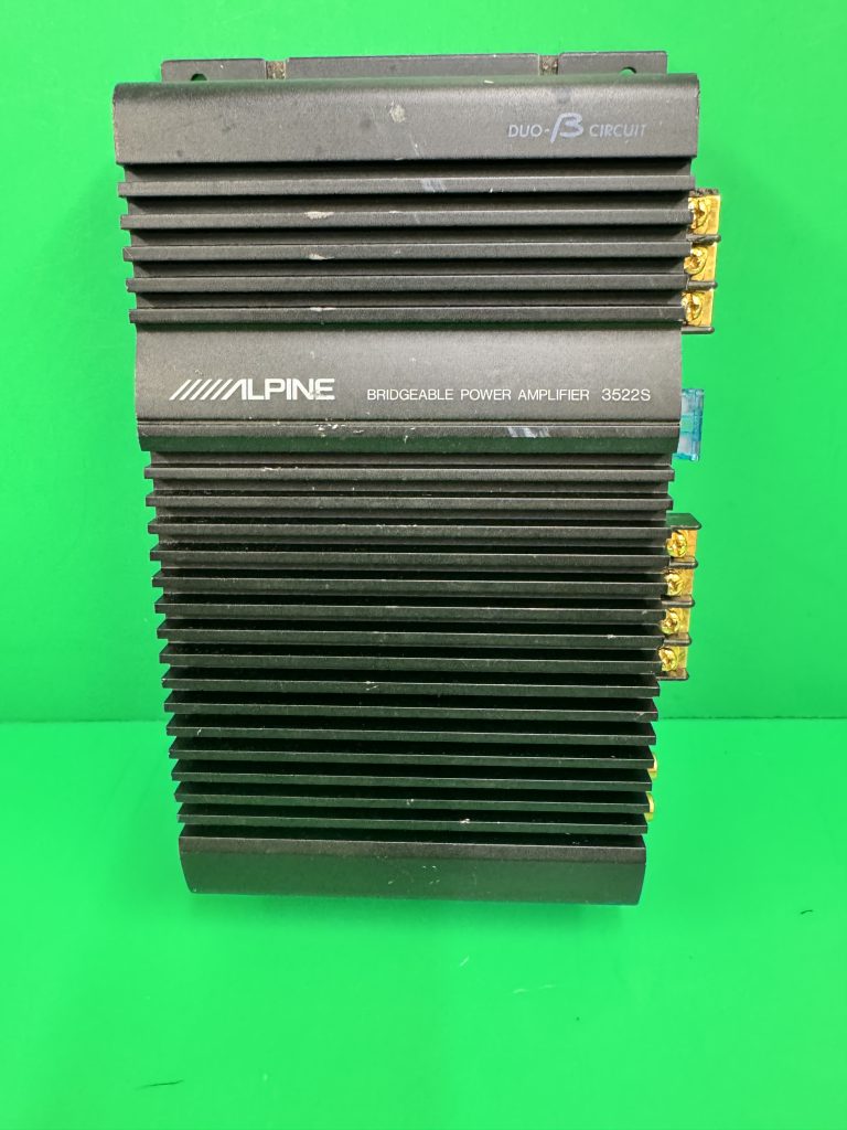 Alpine 3522s Old Classic Vintage Car Add On Amp Amplifier 2 Channel ...