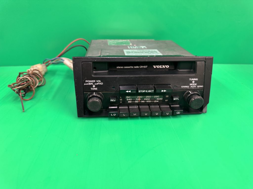 Old Volvo CR-107 Old Classic Vintage Radio Cassette Player - JT Audio