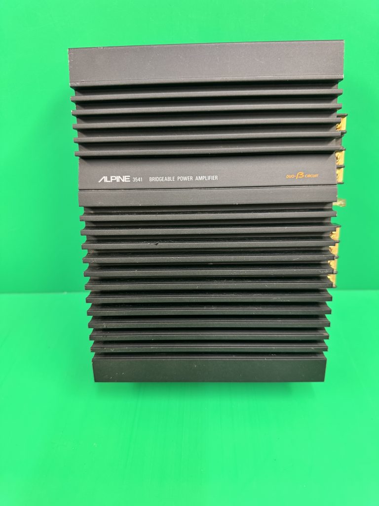 Alpine 3541 Old Classic Vintage Car Add On Amp Amplifier 2 Channel Duo ...