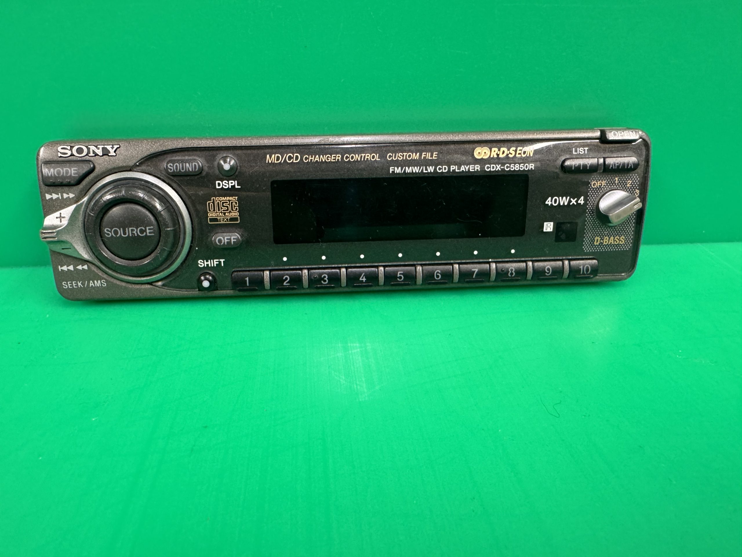 Sony Cdx-C5850r Car Radio Stereo Face Front Panel complete - JT Audio