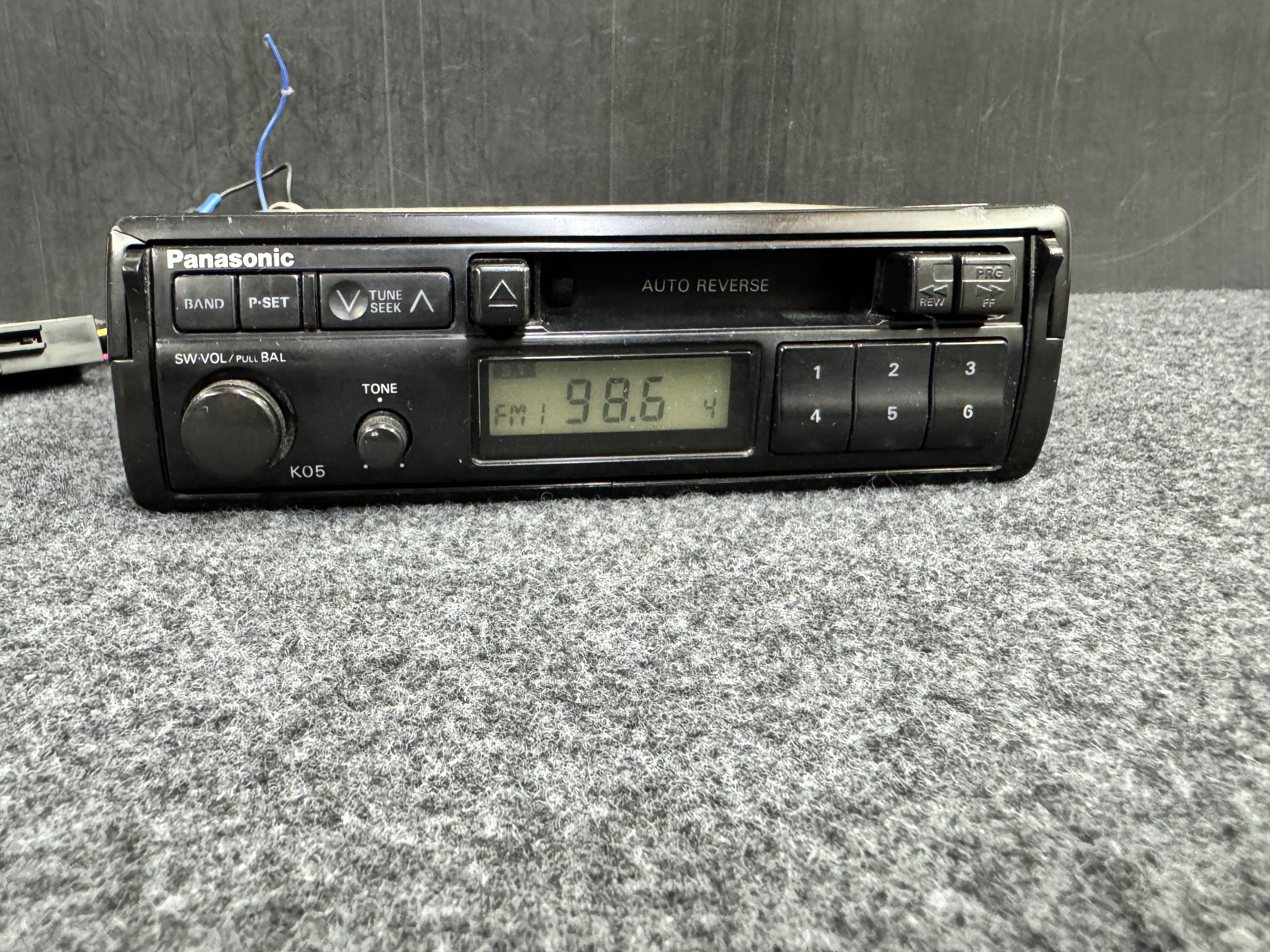 Panasonic K05 old Classic pull out car radio cassette player - JT Audio