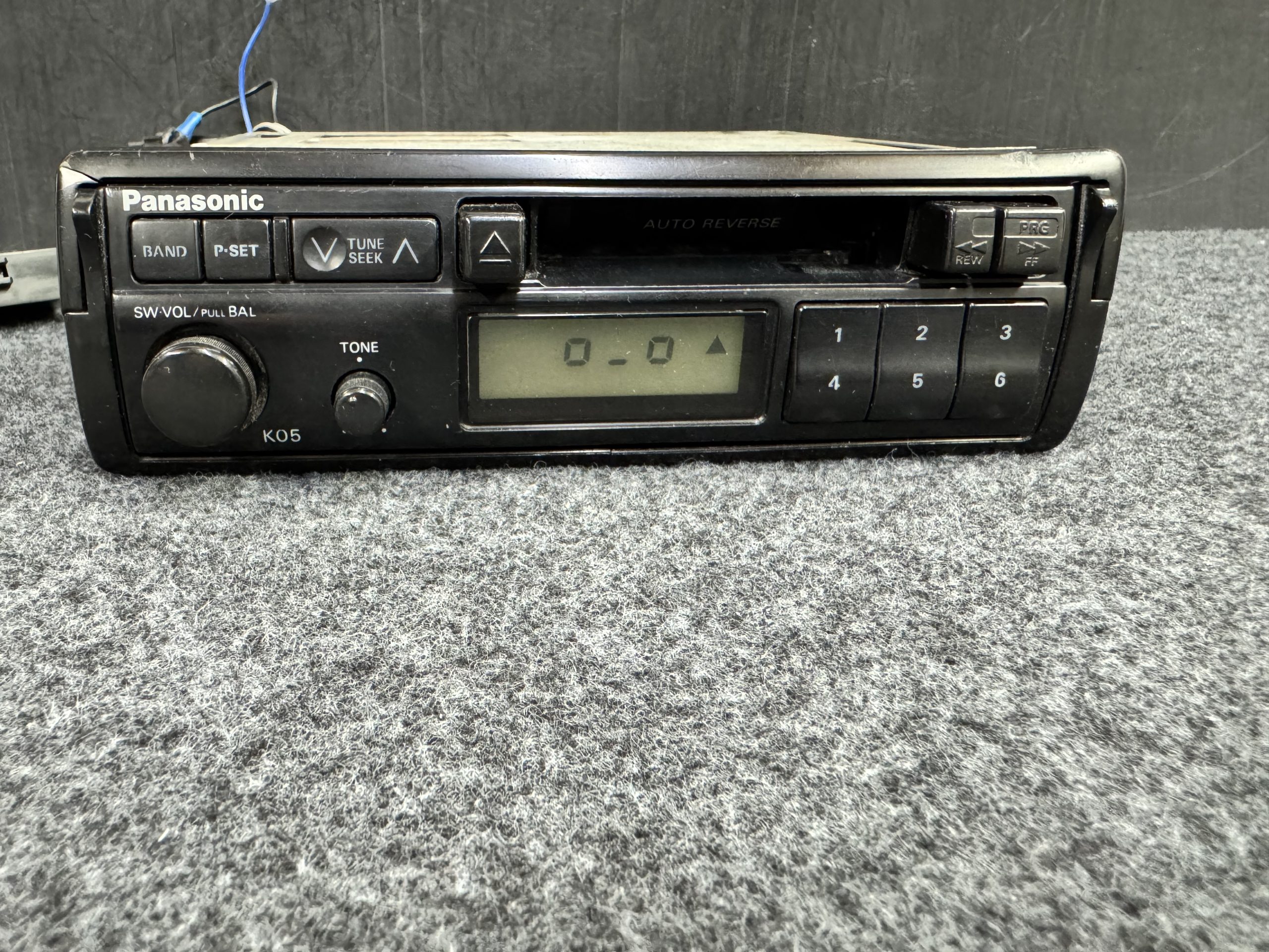 Panasonic K05 old Classic pull out car radio cassette player - JT Audio