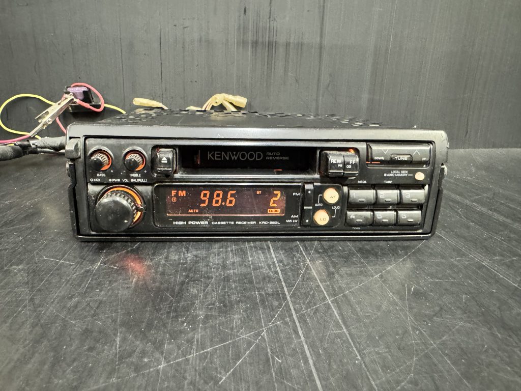 Kenwood 1990s Pull Out Old Classic Vintage Retro Radio Cassette Player ...