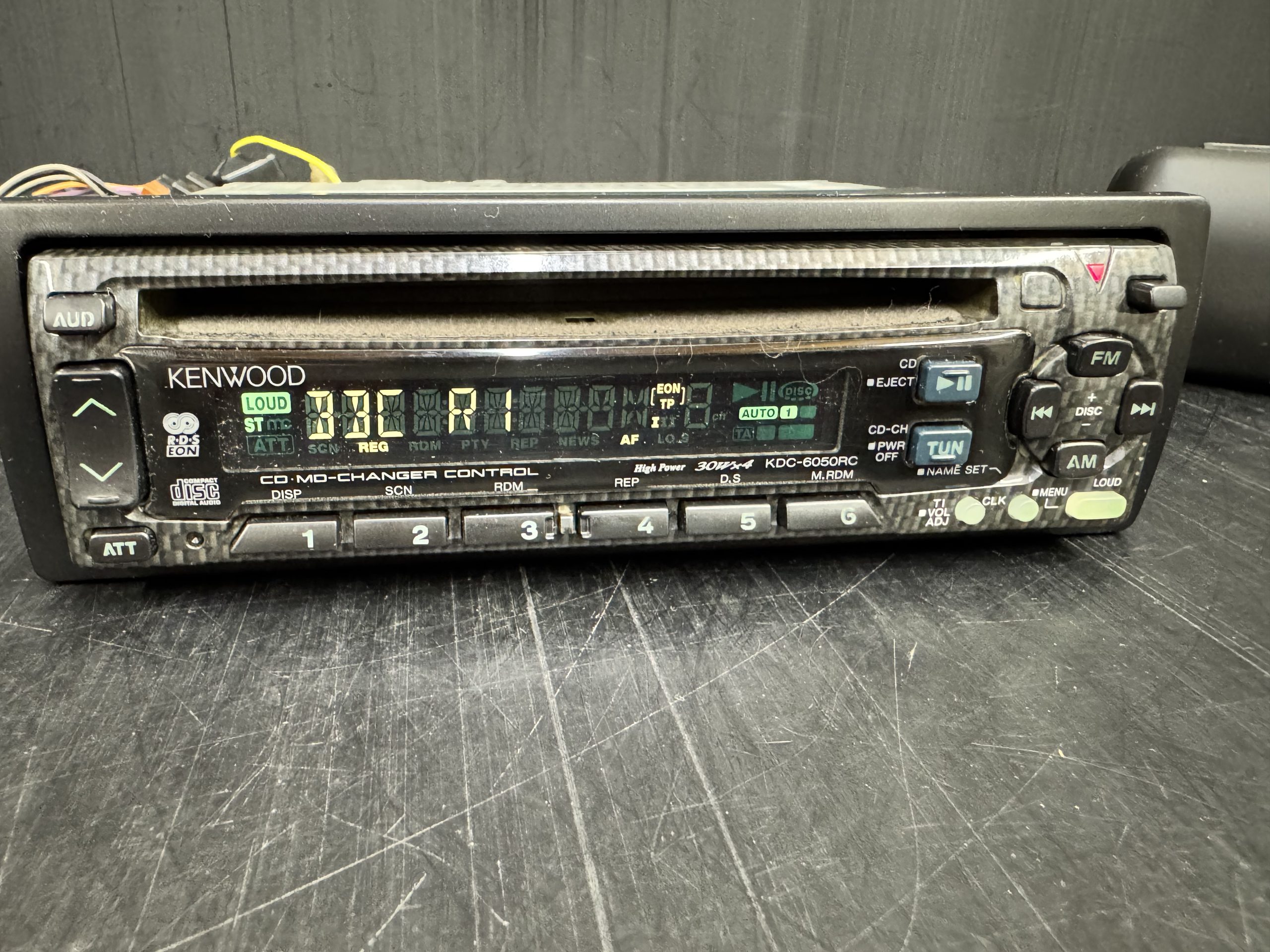 Kenwood Kdc-6050rc old car radio cd player with Cd control carbon ...