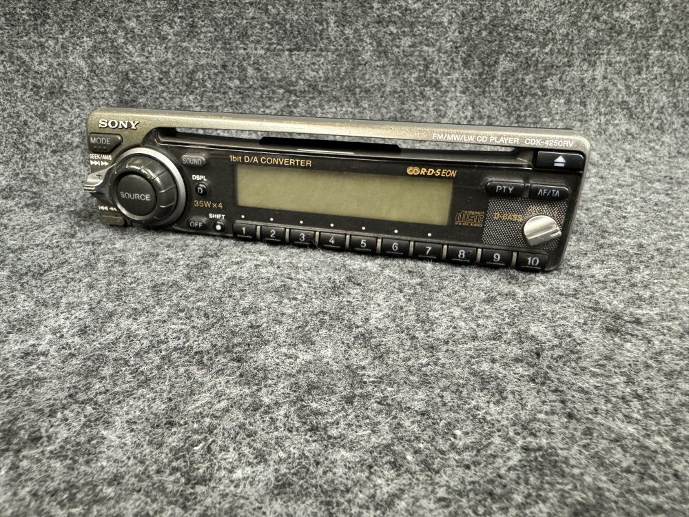 Sony Cdx-4250rv Car Radio Stereo Face Front Panel complete - JT Audio