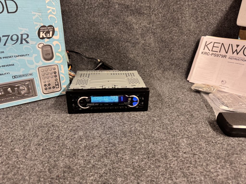 Old Kenwood Mask Car Radio Stereo Cassette Player Flagship model Krc ...