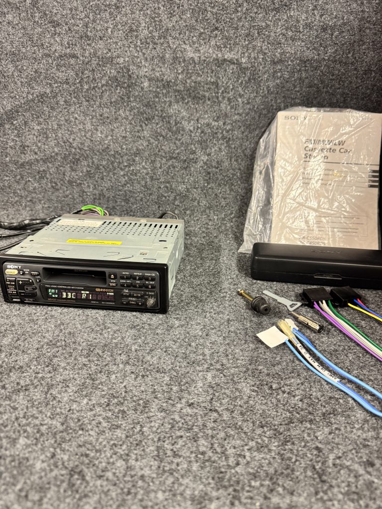 Sony Car Radio Cassette Player + Cd Changer Control Xr-C550rds - JT Audio